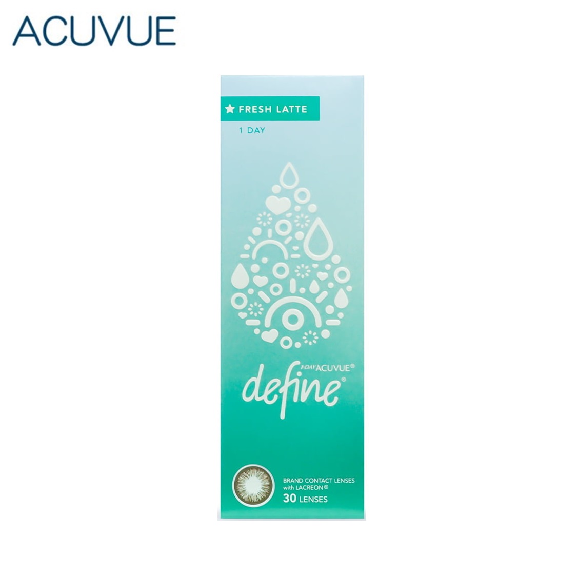 ACUVUE DEFINE FRESH - [行貨] Acuvue Define Fresh 1 Day Fresh Latte 30片盒裝