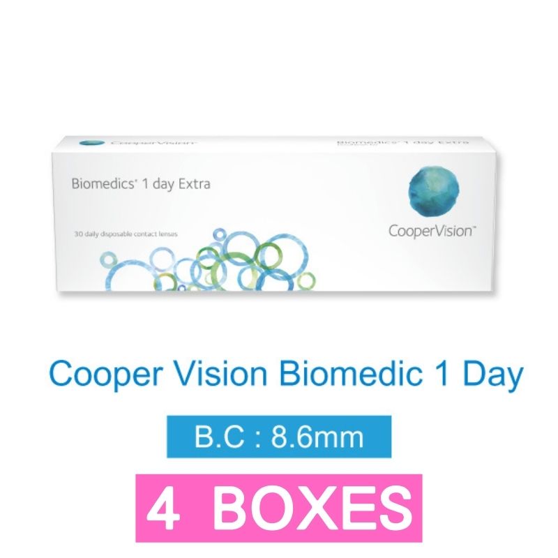 COOPERVISION - [近視] CooperVision Biomedics 1 Day Extra 30片 x 4盒裝