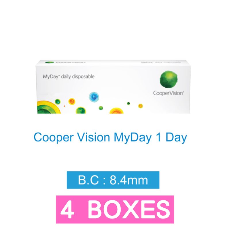 COOPERVISION - [近視] CooperVision MyDay daily disposable 30片盒裝 x 4盒