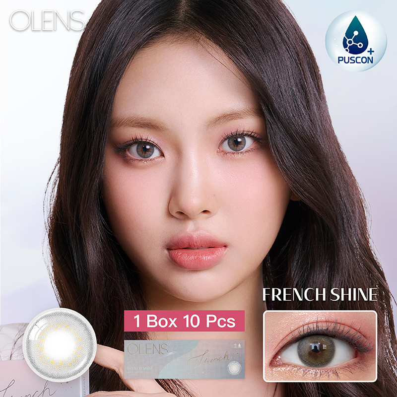 自然輕混血款｜自然放大｜French Shine 灰色｜OLENS Color Con