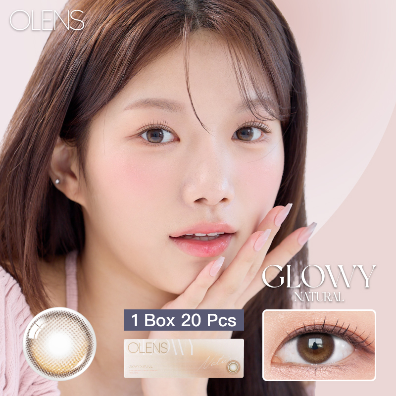 高光款｜自然放大｜Glowy Natural 柔和啡色｜OLENS Color Con
