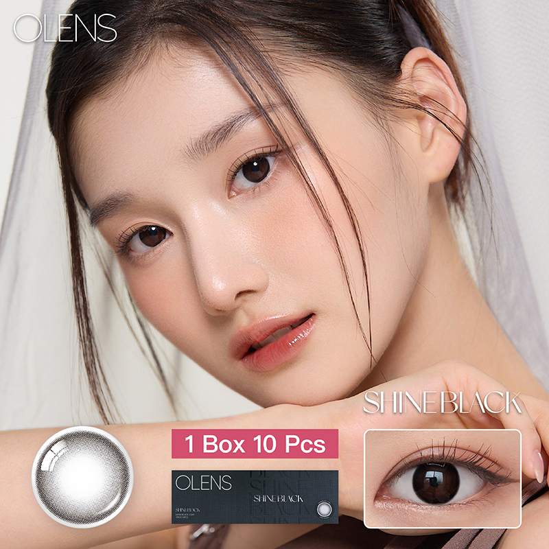 自然日常款｜自然放大｜Shine Black 黑色｜OLENS Color Con