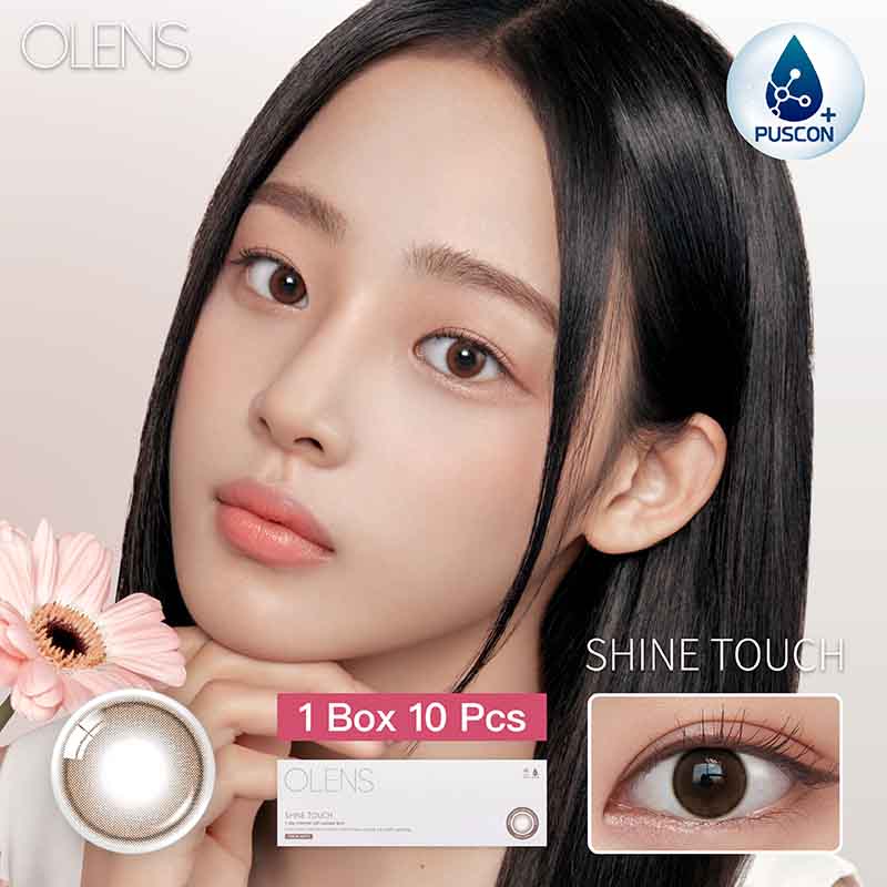 自然日常款｜微放大｜Shine Touch 牛奶朱古力色｜OLENS Color Con