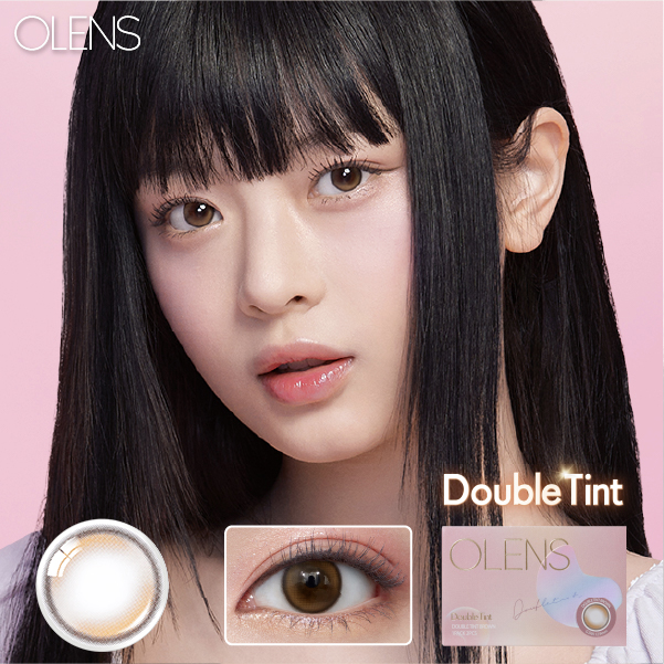 OLENS - OLENS Double Tint Brown｜1 Month 2片盒裝｜月拋彩色隱形眼鏡