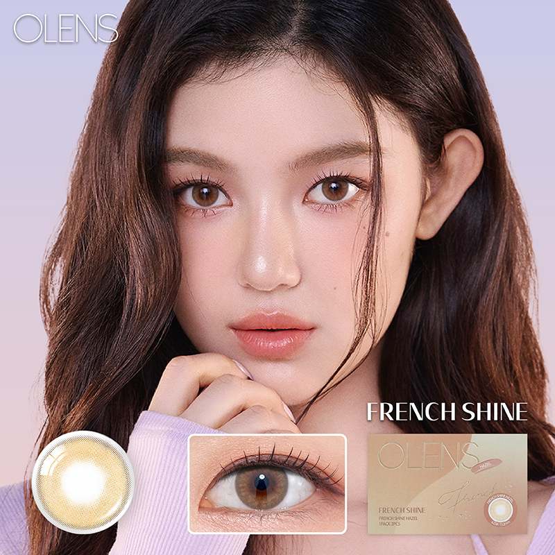OLENS - OLENS French Shine Hazel｜1 Month 2片盒裝｜月拋彩色隱形眼鏡