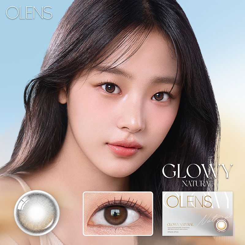 OLENS - OLENS Glowy Natural Mocha Brown｜1 Month 2片盒裝｜月拋彩色隱形眼鏡