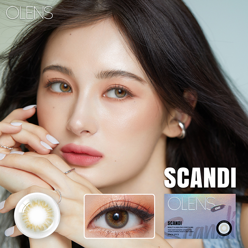 OLENS - OLENS Scandi Gray｜1 Month 2片盒裝｜月拋彩色隱形眼鏡
