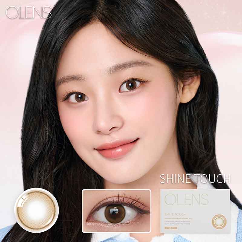 OLENS - OLENS Shine Touch Milky Brown｜1 Month 2片盒裝｜月拋彩色隱形眼鏡