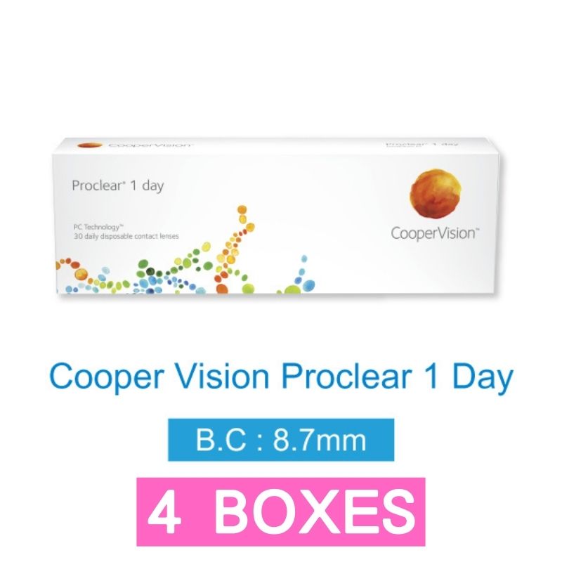 COOPERVISION - [近視] CooperVision Proclear 1 Day 30片 x 4盒裝